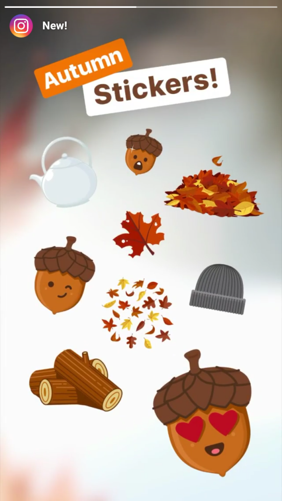 Noi emoji pentru Instagram Stories de toamnă - SocialWeb.ro